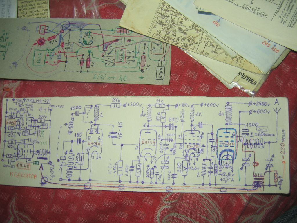 схема шарманки - Фотогалерея на CQHAM.RU