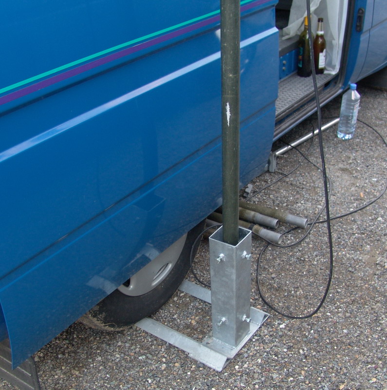 Основания мачты. - Фотогалерея на CQHAM.RU